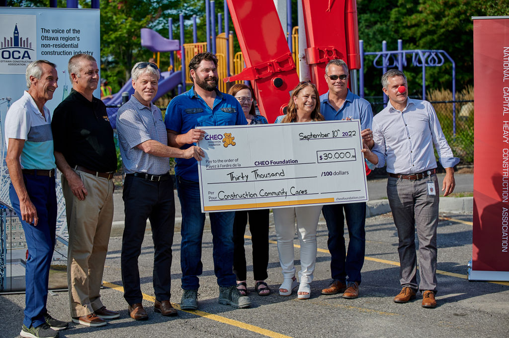 Construction Equipment Parade donates over $30,000 to CHEO and Roger ...